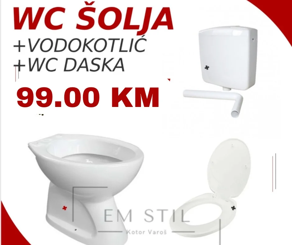 WC set wc šolja,vodokotlic,daska